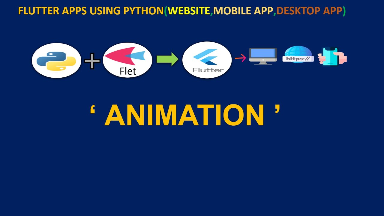 Flet : Animation (Animasyon) Build Flutter Apps with Python (Python & Flutter) - YouTube