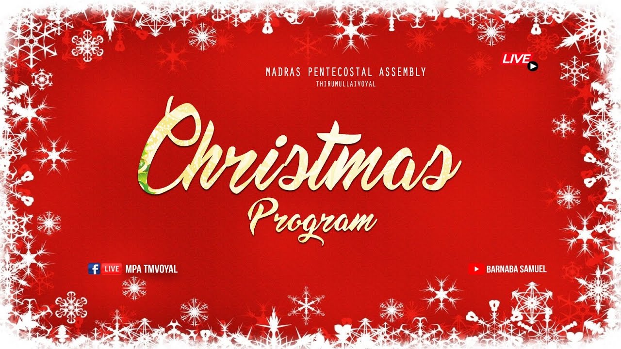 Christmas program 2023 part - 1 - YouTube