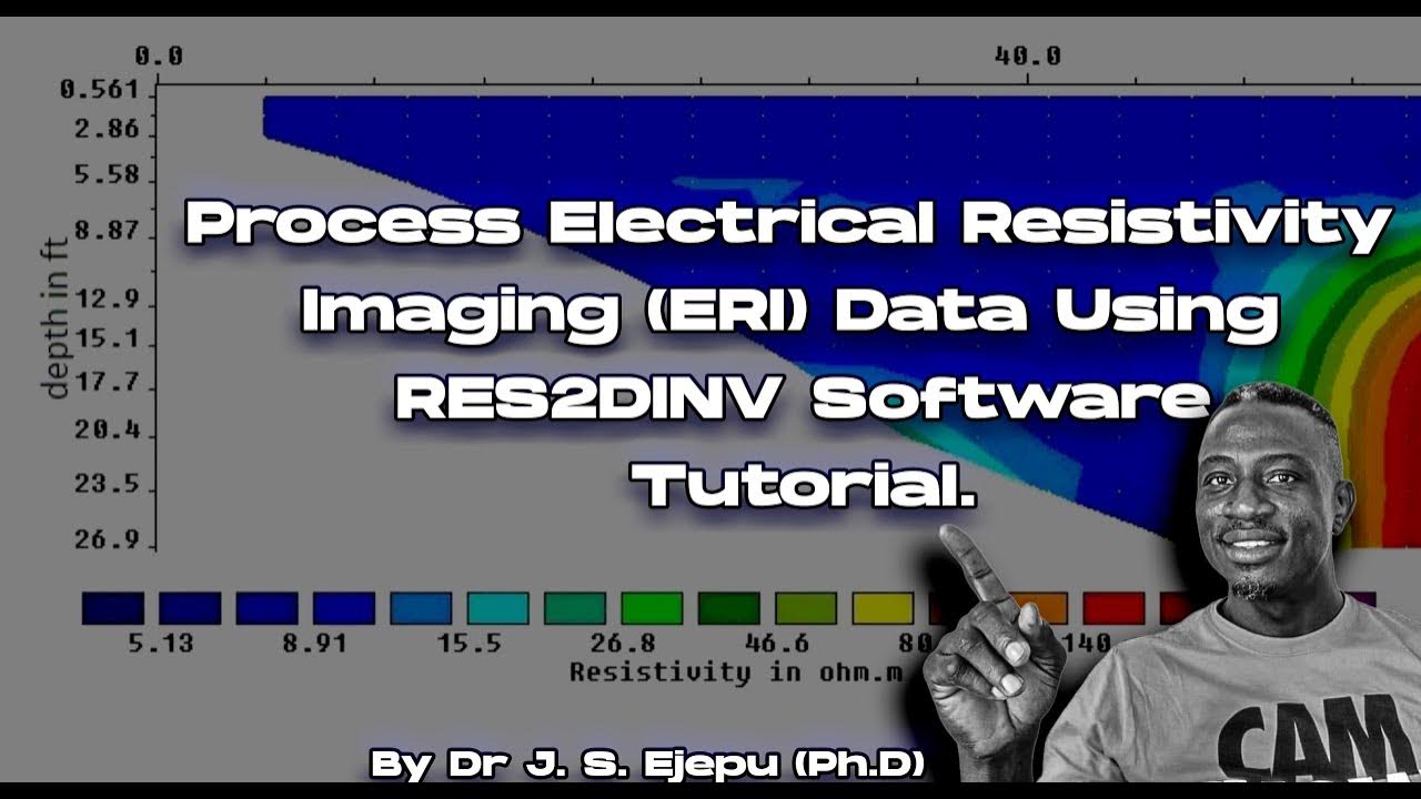 Process Electrical Resistivity Imaging (ERI) data using RES2DINV software - YouTube