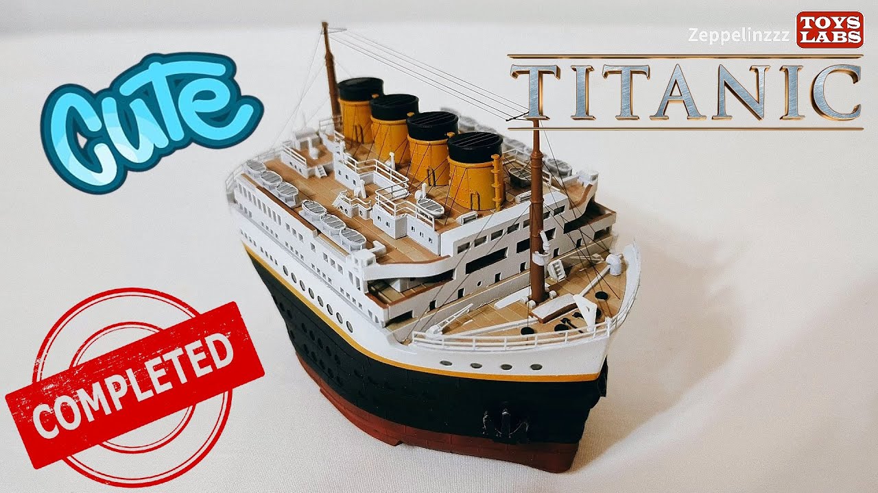 Complete painted assembly Meng MOE-001 Royal Mail Ship Titanic Q ...
