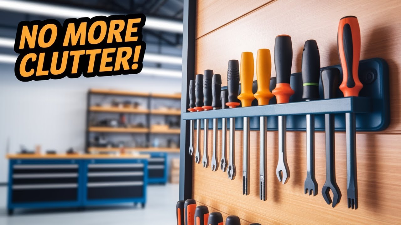 DIY Magnetic Tool Strip | Save Space & Organize Your Tools Like a Pro ...