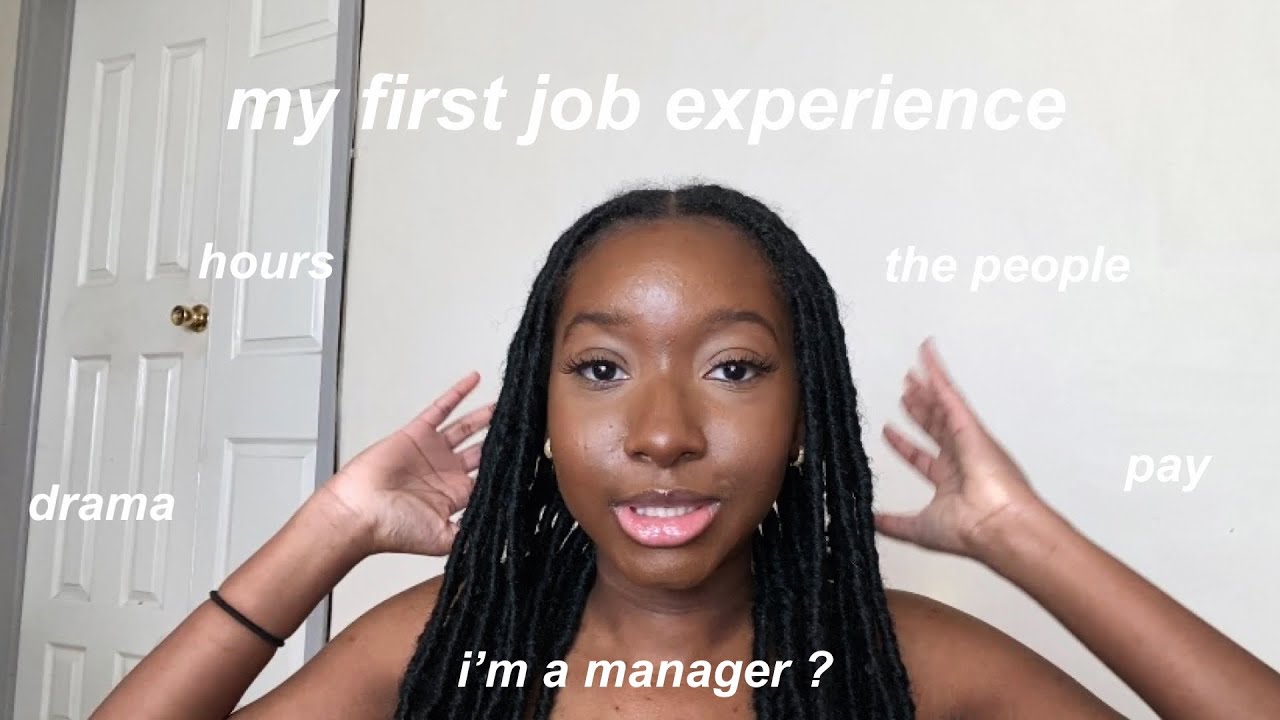 my first job experience (+ what i learned) - YouTube