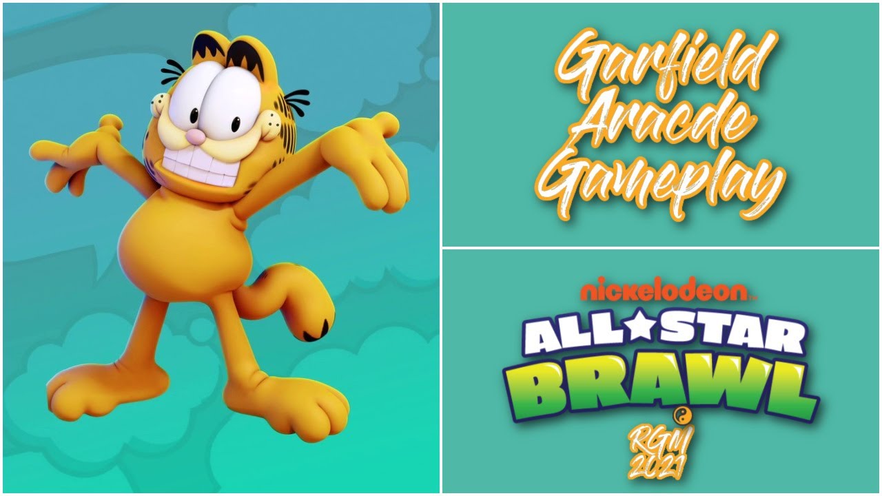Nickelodeon All-Star Brawl: Garfield Arcade Gameplay - YouTube
