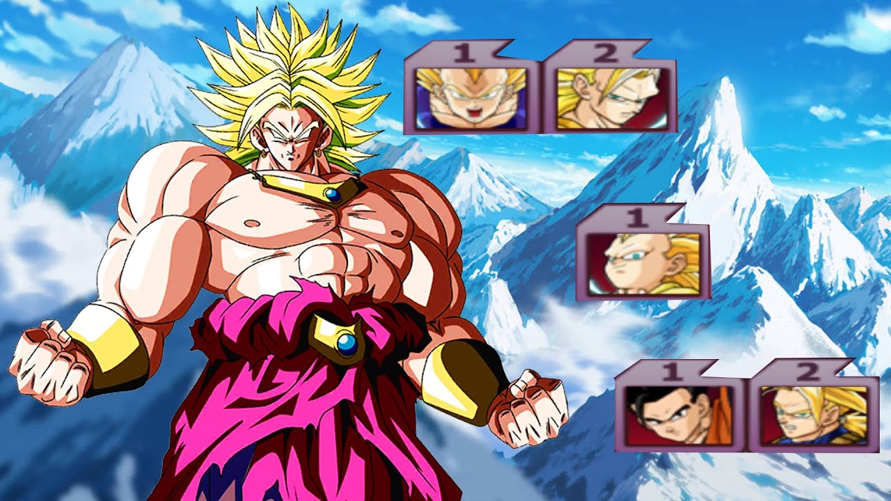 DBZ Broly Character moves showcase - Legendary Super Saiyan! || DBZ ...