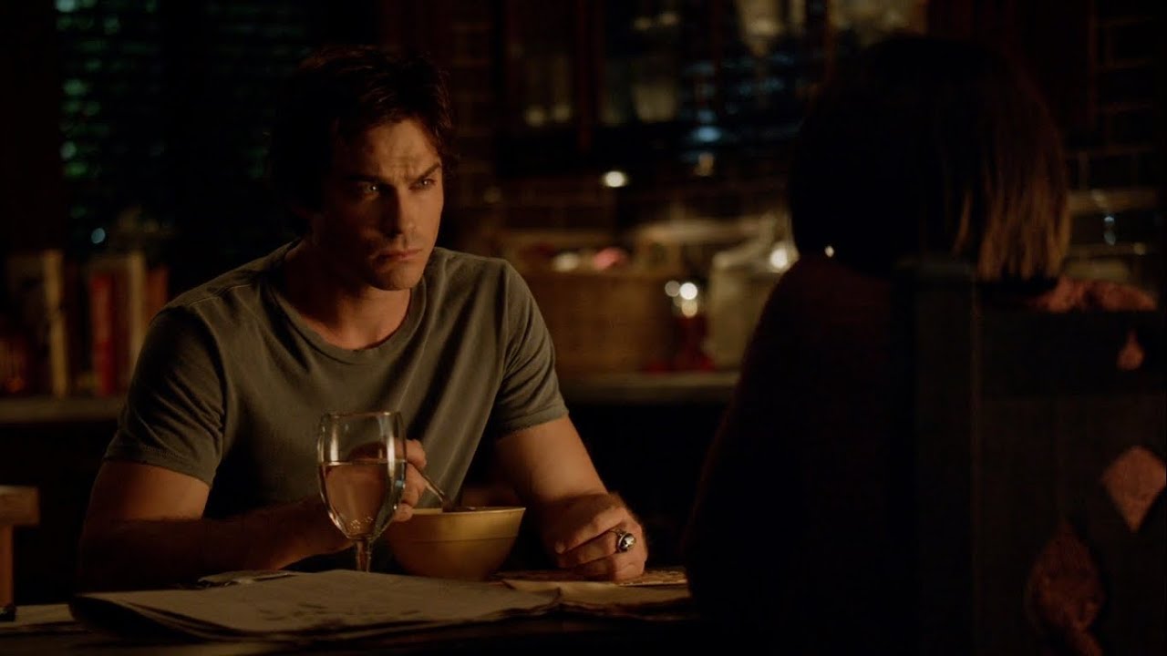 TVD 6x2 - Damon and Bonnie in the Prison World. "I miss them too, you ...