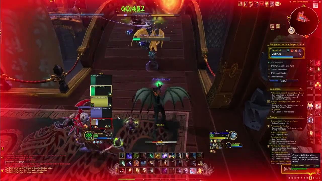 +10 Temple of the Jade Serpent | Preservation Evoker PoV M+ Dragonflight Mythic Plus 10.0.2 ...