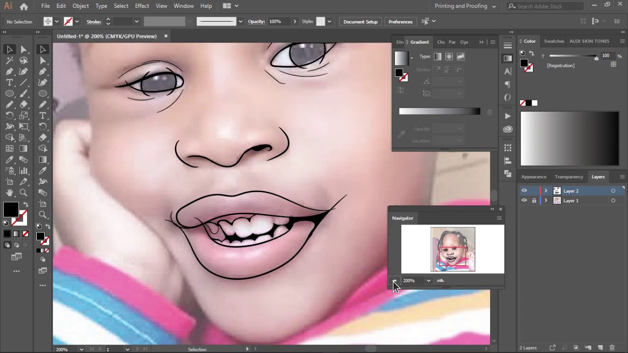 how to draw in adope illustrator using a mouse - YouTube