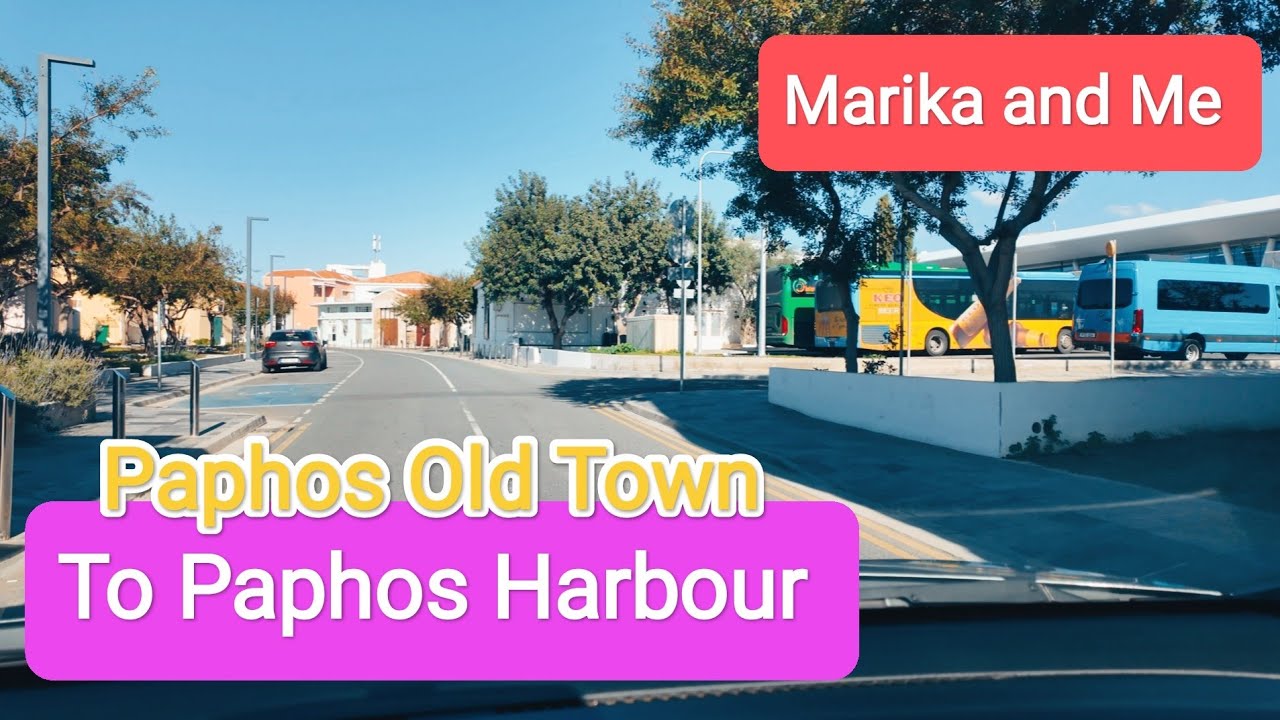 Paphos Old Town to the Harbour Paphos Cyprus - YouTube