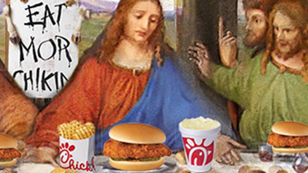 Chick-fil-A Subliminal Messages in their sandwiches?? - YouTube
