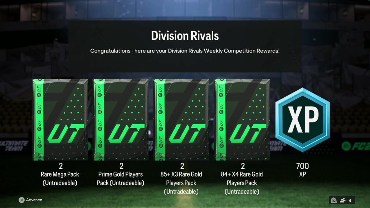 Division 4 Rivals Rewards Pack Opening - EA Sports FC 24 Ultimate Team ...