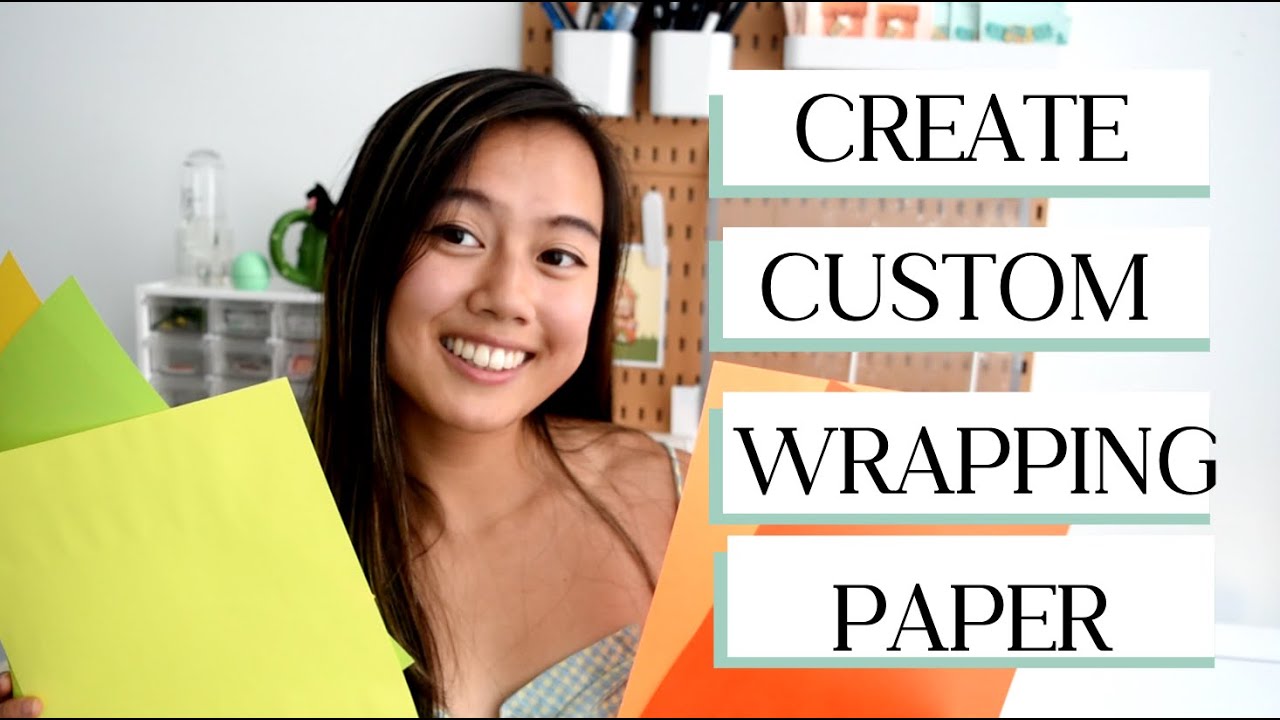 Create Custom Wrapping Paper With Me | CRAFT TIME - YouTube