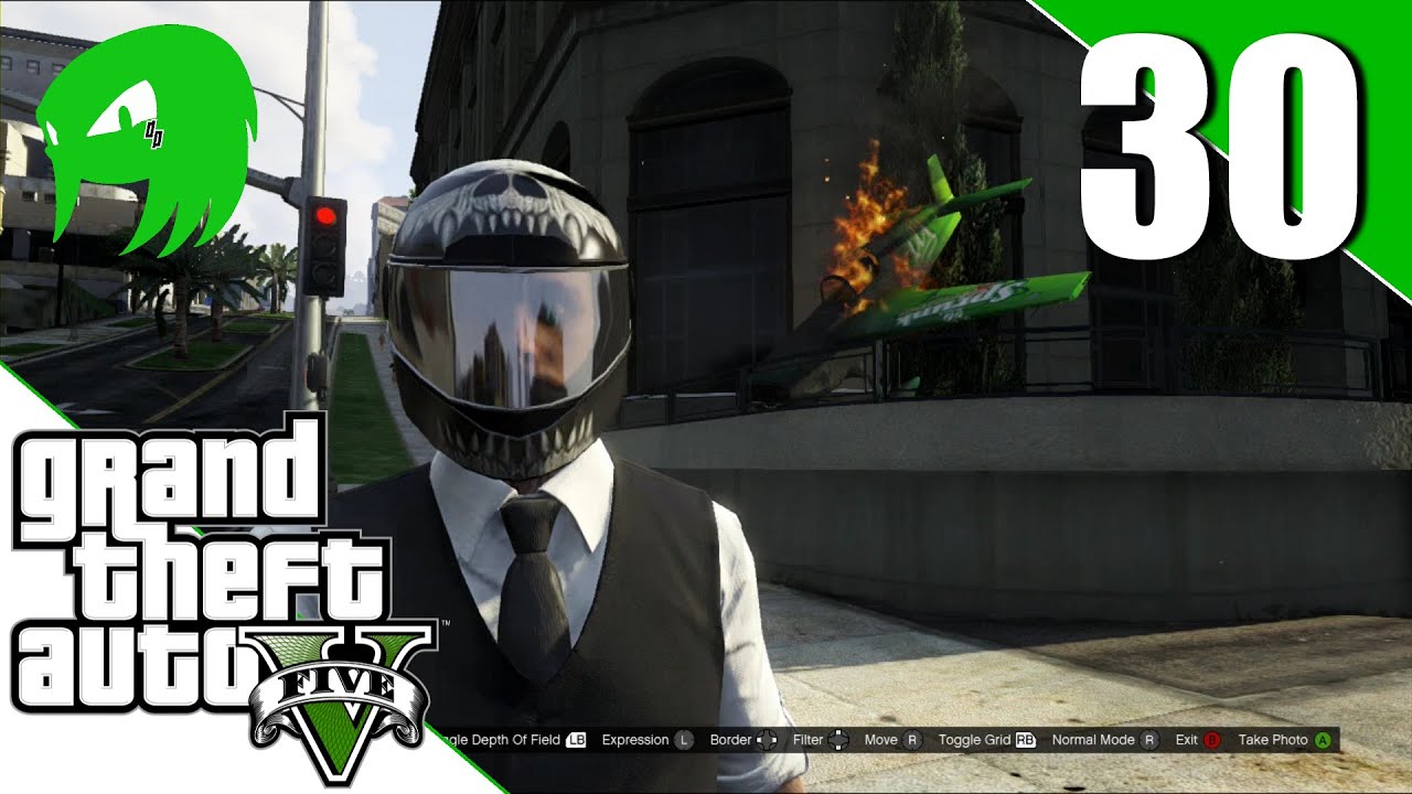 GTA: Online #30 - Plane vs Car vs Building - YouTube
