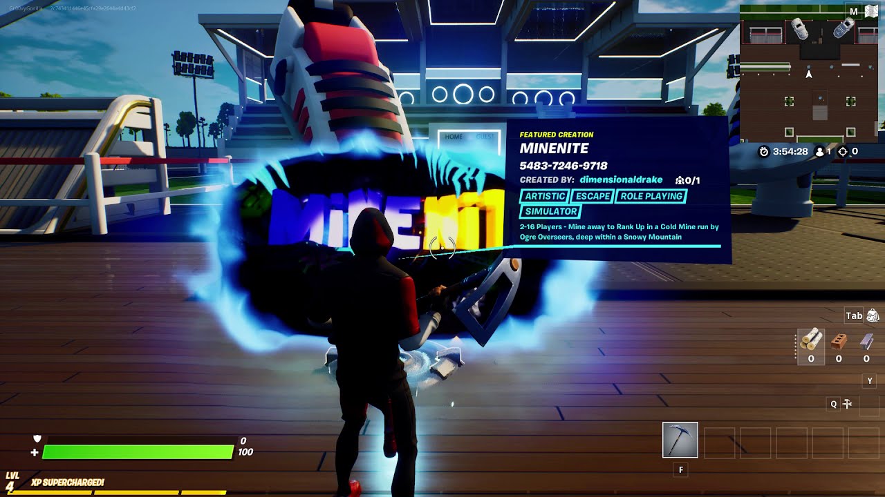 MINENITE By dimensionaldrake Fortnite Creative Mode Featured Custom ...