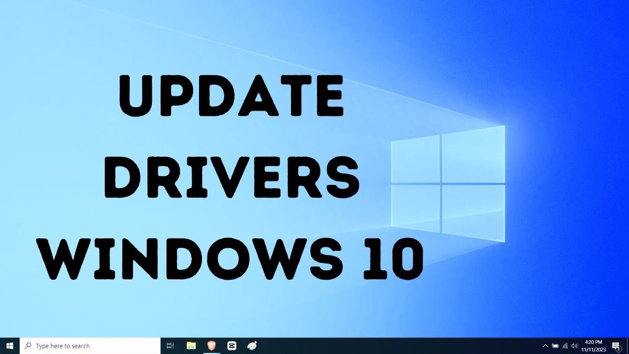 How To Update Drivers For Windows 10 PC Automatically 2024 (Under 2 ...