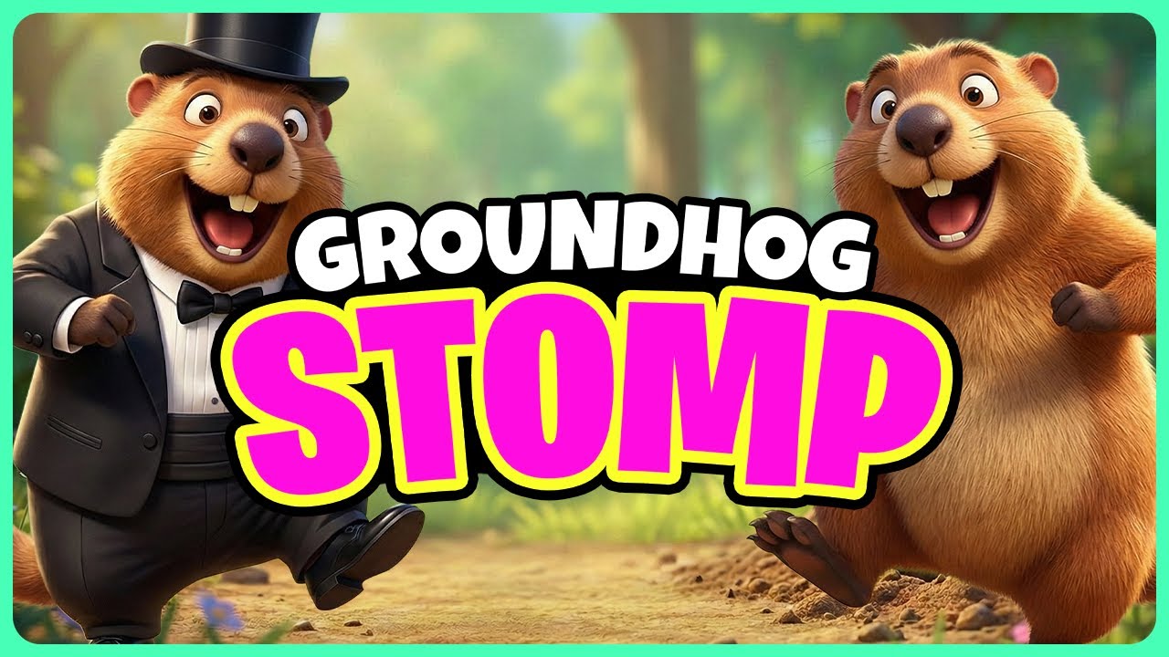 Groundhog Stomp ⚡️ Groundhog Day Brain Break for Kids ⚡️ Danny GoNoodle ...