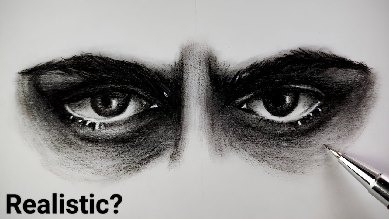 How to Draw Angry Eyes? - YouTube