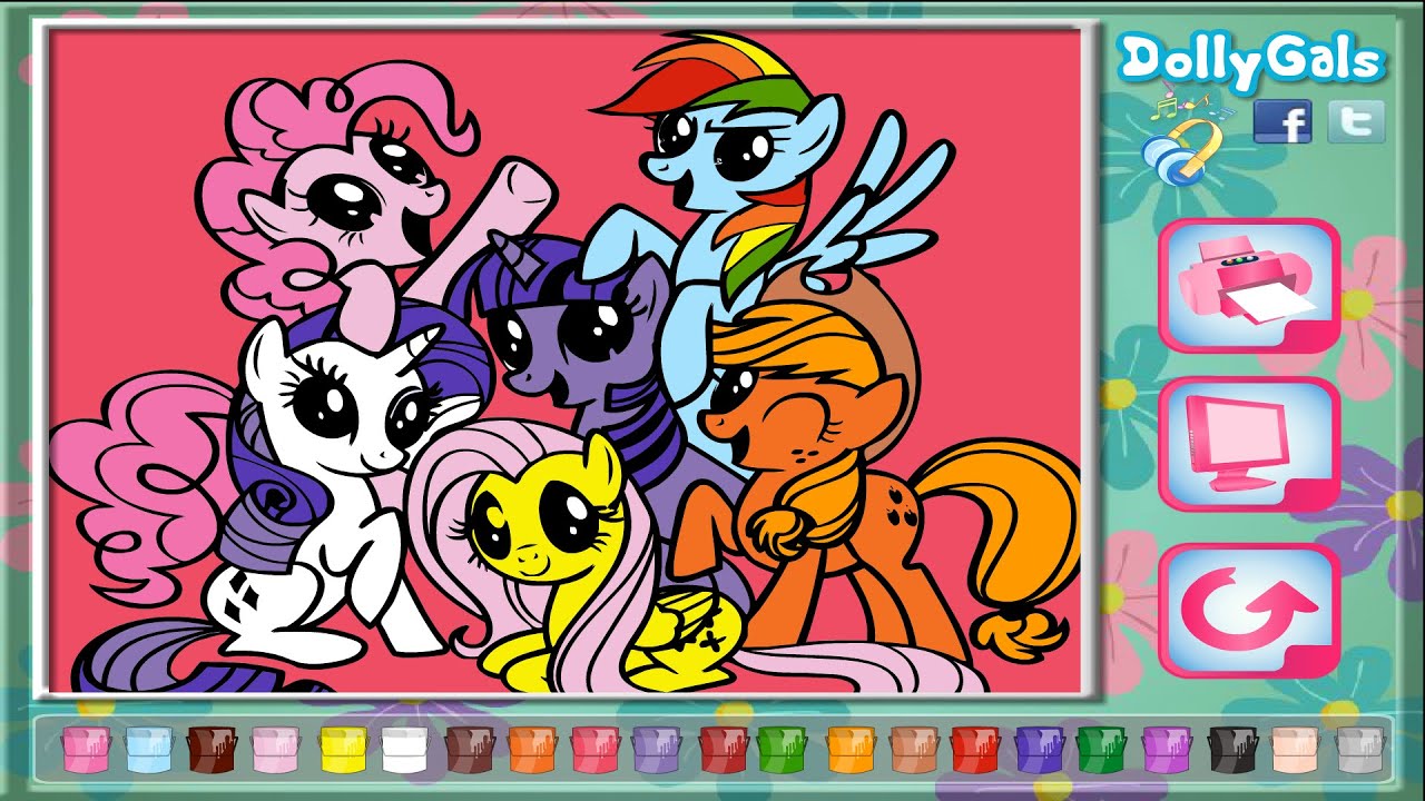 MLP Online Coloring - YouTube