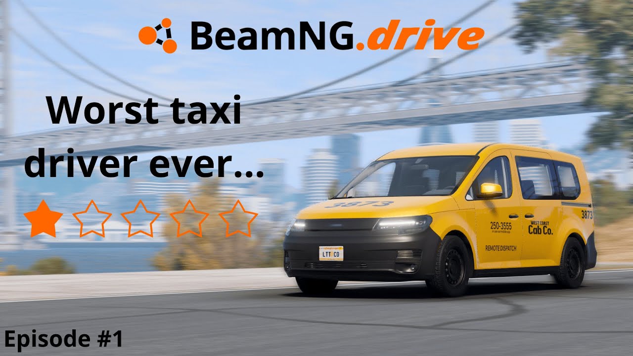 BeamNG Career Mode, Taxi Work | Actually this time! #1 - YouTube