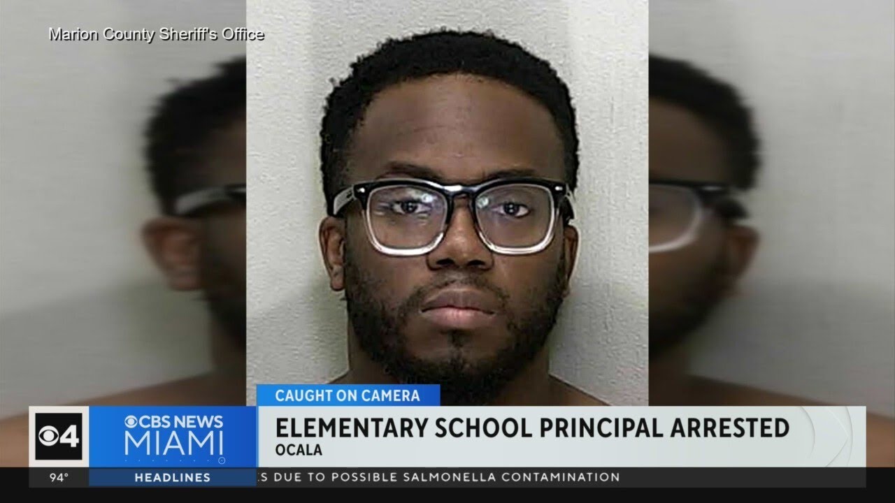Elementary school principal arrested - YouTube
