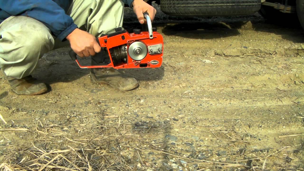 共立 ECHO CS-302 - YouTube