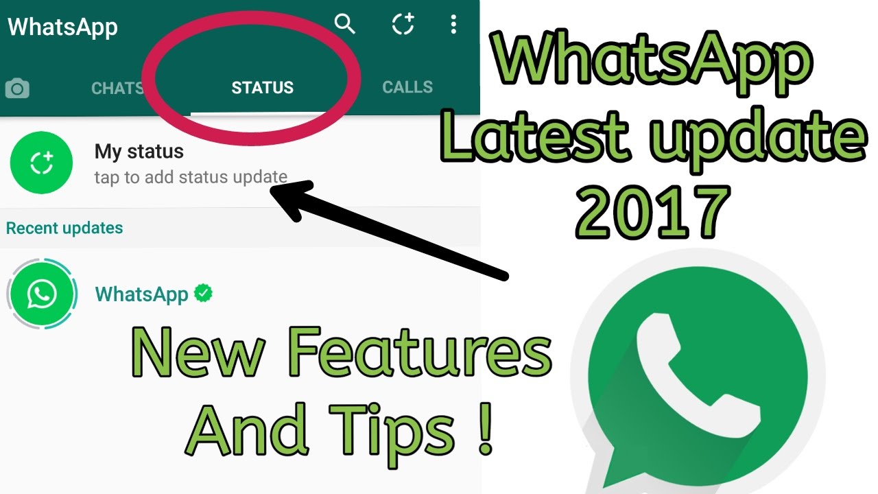 WhatsApp New Update | Latest Status Feature And Tips | Feb 2017 - YouTube