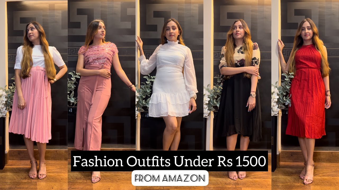 Fashion Outfits Under Rs 1500 | #amazonfinds #fashiontrends - YouTube