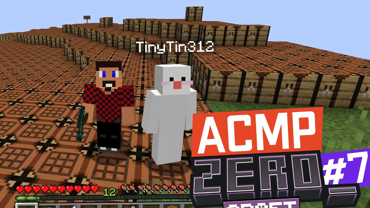 АСМР Майнкрафт на Zero_Craft #7 | Встретились с подписчиком в долине ...