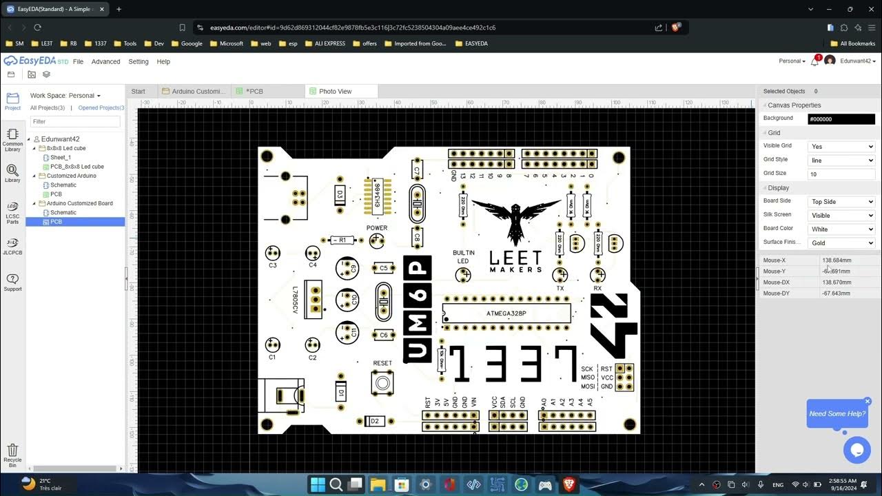Custom Arduino Board Design: Schematic, PCB, and Final Build - YouTube