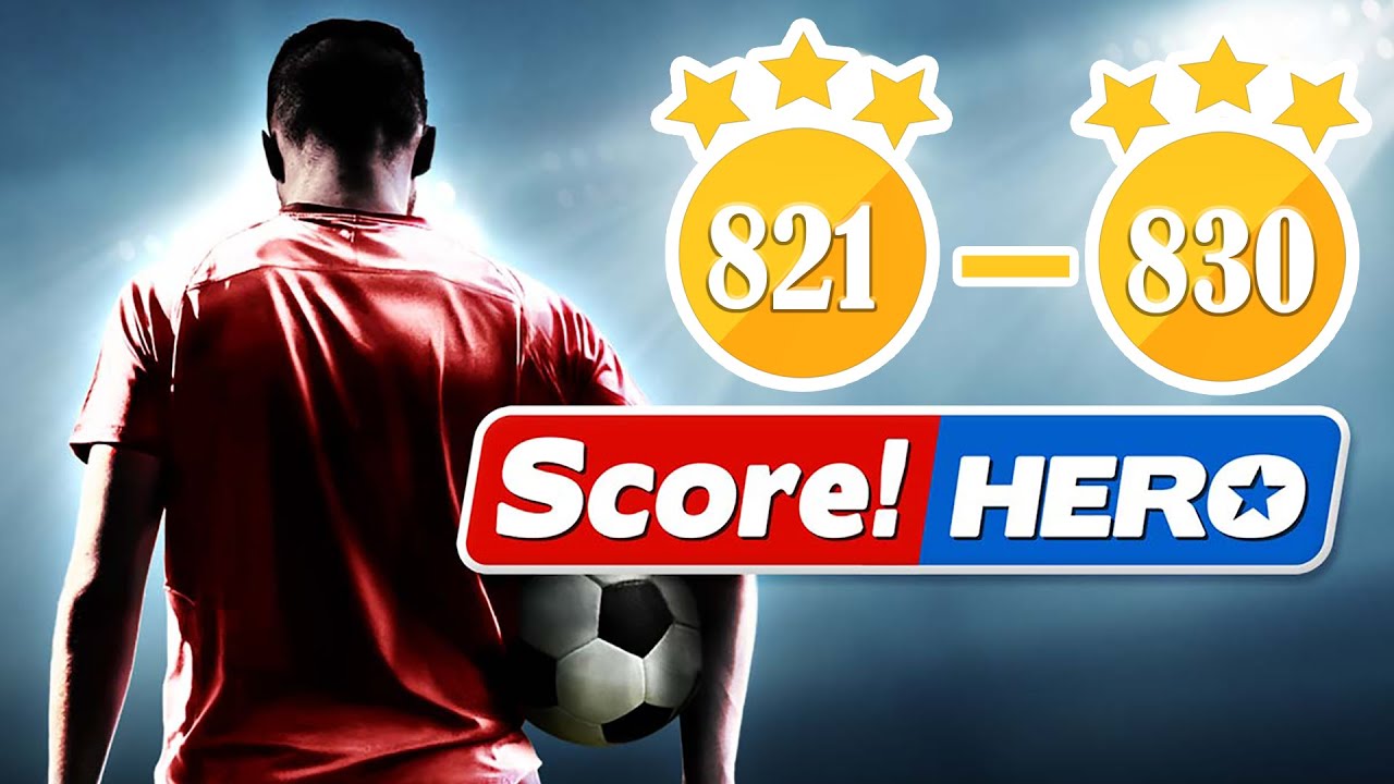 Score! Hero - level 821 to 830 - 3 Stars - YouTube