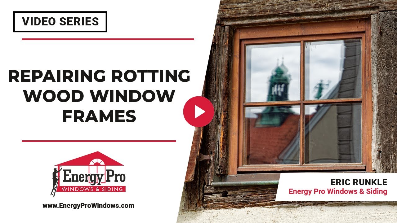Repairing Rotting Wood Window Frames - YouTube