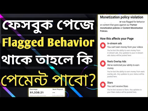 Facebook Page Flagged for Behavior আসলে কি পেমেন্ট পাবো?| Was Flagged ...