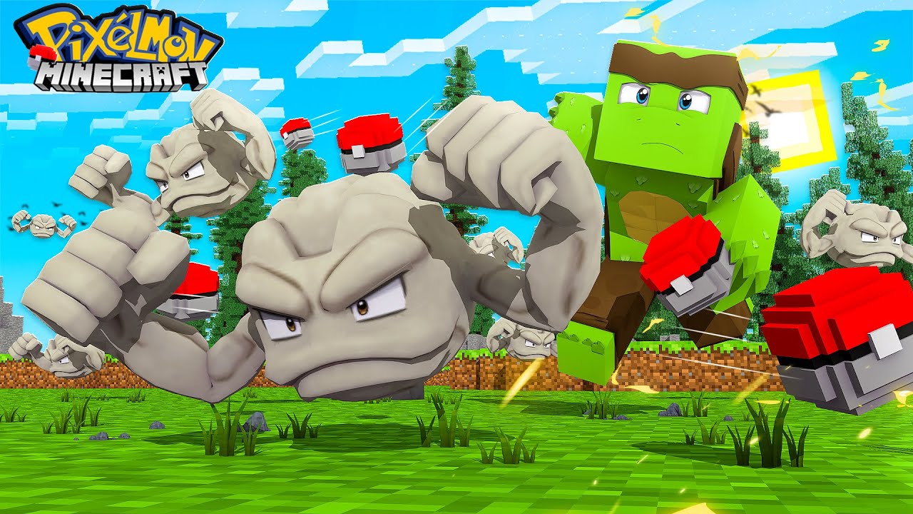 CATCHING ALL THE POKEMON! - Minecraft Pixelmon+ - YouTube