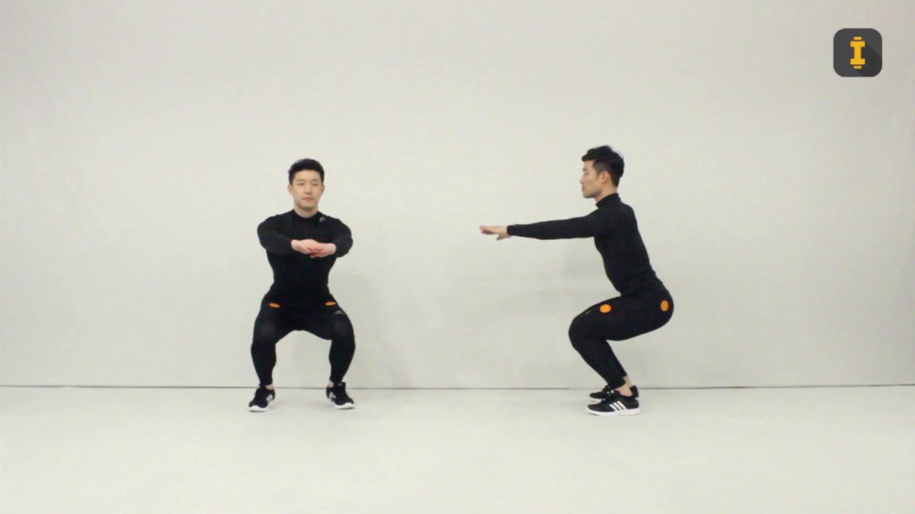 274 하프 점프 스쿼트Half Jump Squat - YouTube