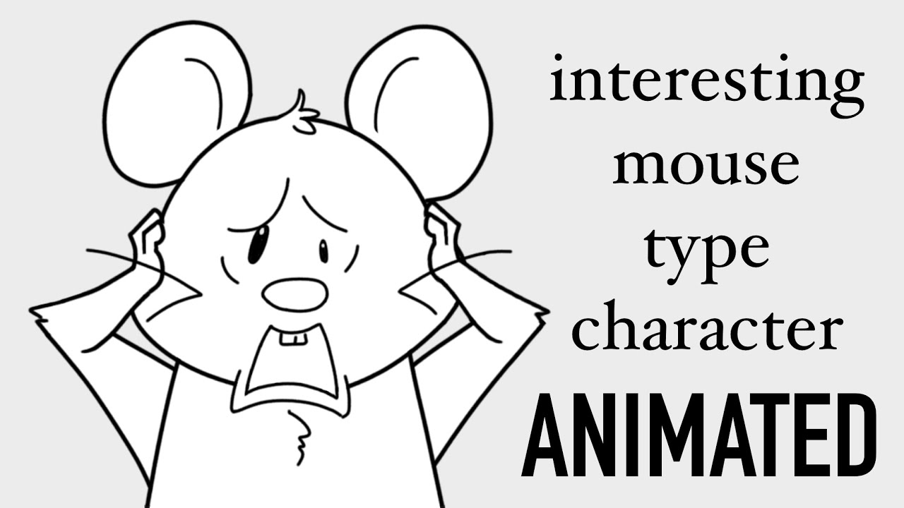 Zach Hadel's Interesting Mouse Type Character | ANIMATED - YouTube