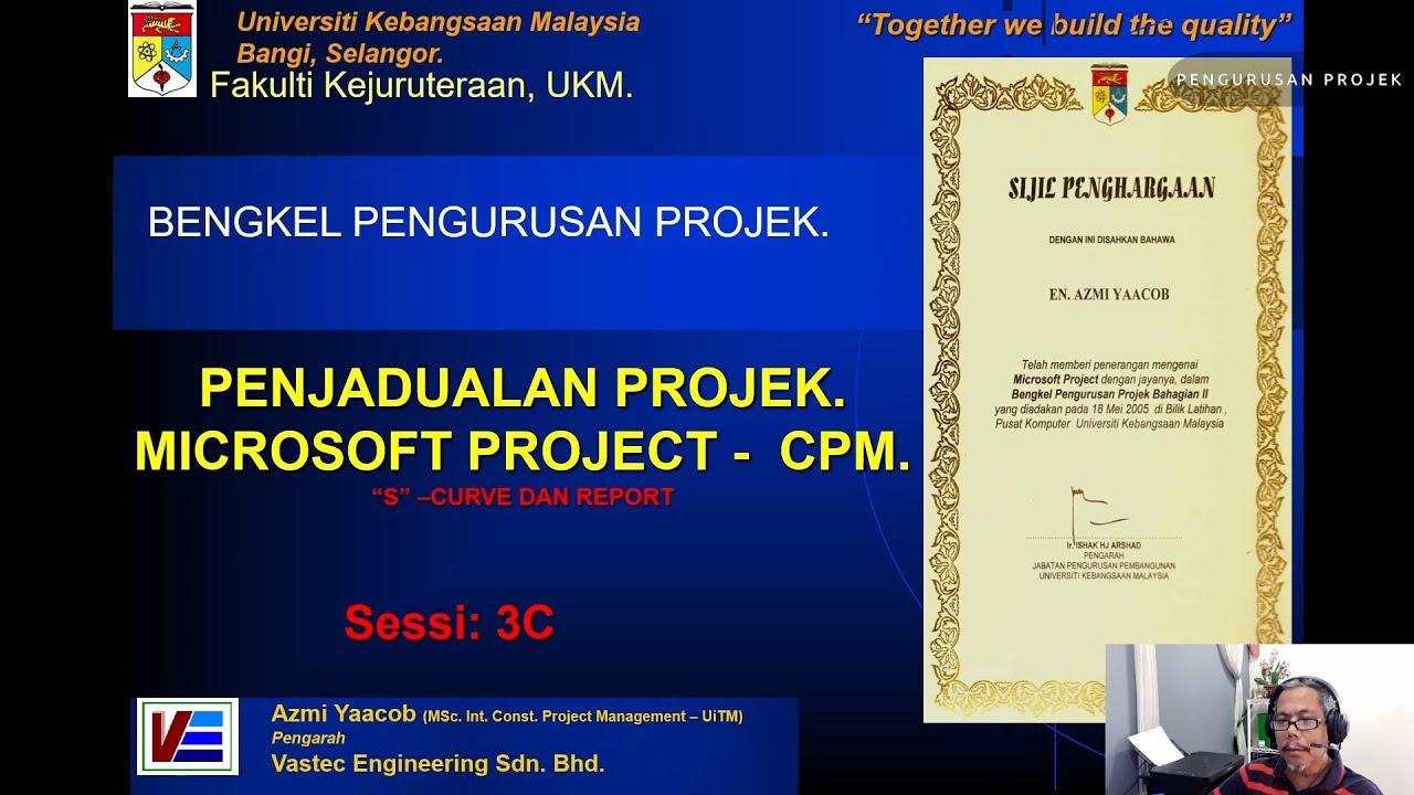 PENGURUSAN PROJEK ( S CURVE AND REPORT CPM) PART 3D - YouTube