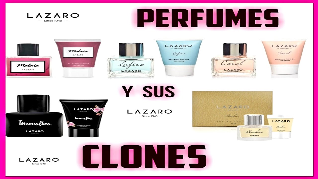 PERFUMES LAZARO Y SUS CLONES~ Morolove - YouTube
