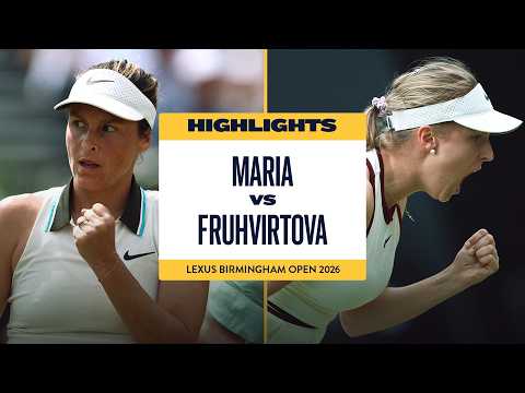 Mighty Maria 🔥 | Tatjana Maria v Linda Fruhvirtova |  Lexus Birmingham Open 2026 | Highlights