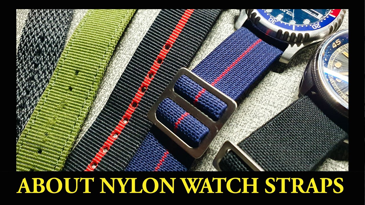 [ENG SUB] Variation of nylon watch straps. Mengenal model dan varian ...