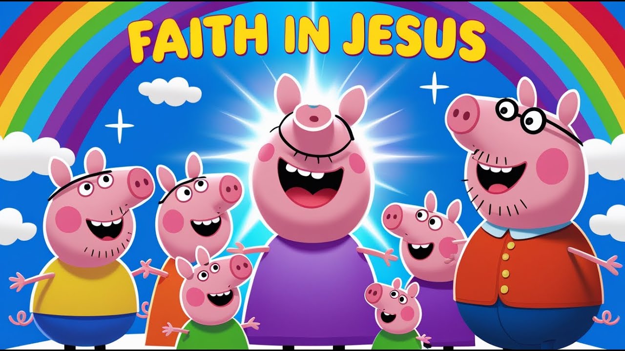 👉 Peppa Pig – A Step of Faith in Jesus | Christian Kids Song#jesus # ...