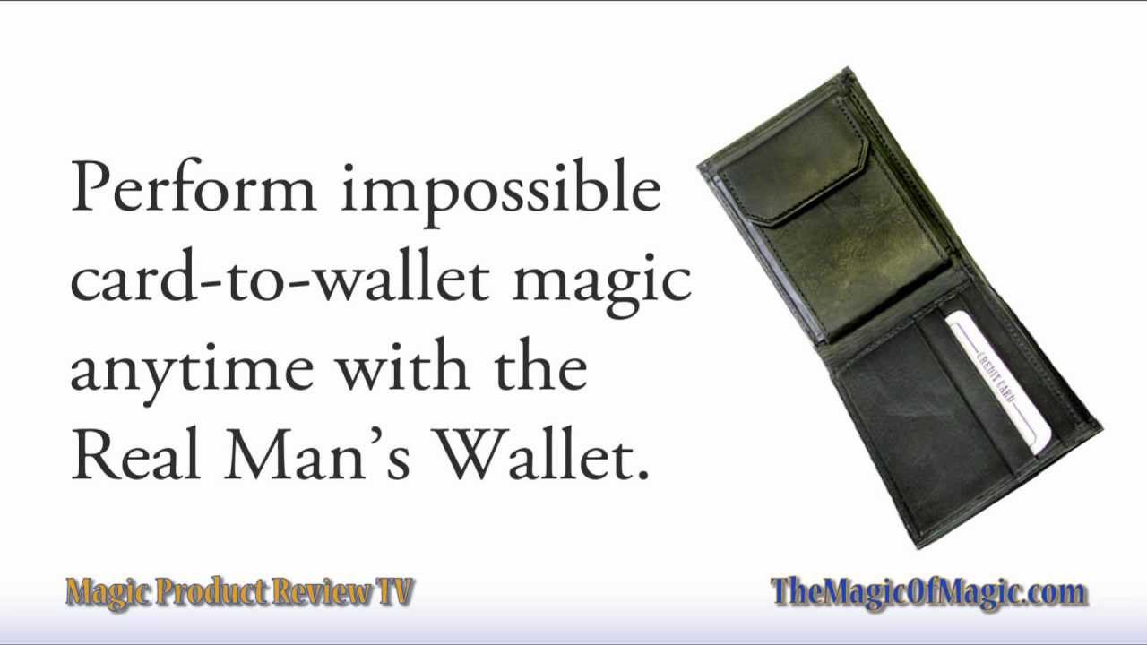 Magic Product Review TV - Real Man's Wallet by Steve Draun - The Magic ...