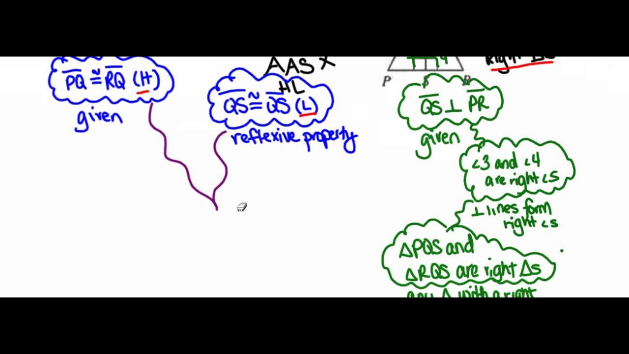 Triangle Congruence Proofs Using AAS, HL - YouTube