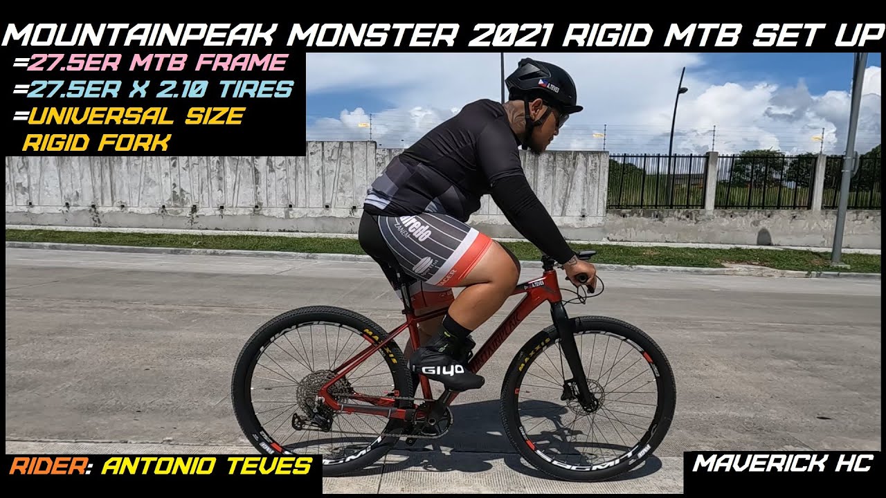 Bikecheck sa MOUNTAINPEAK MONSTER 2021 Rigid MTB ni Antonio Teves - YouTube