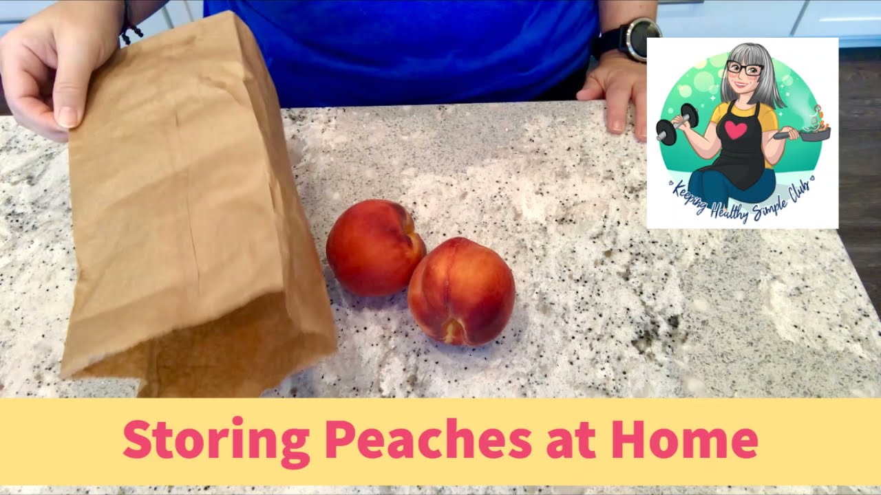 How to Store Peaches at Home so They Last Longer - YouTube