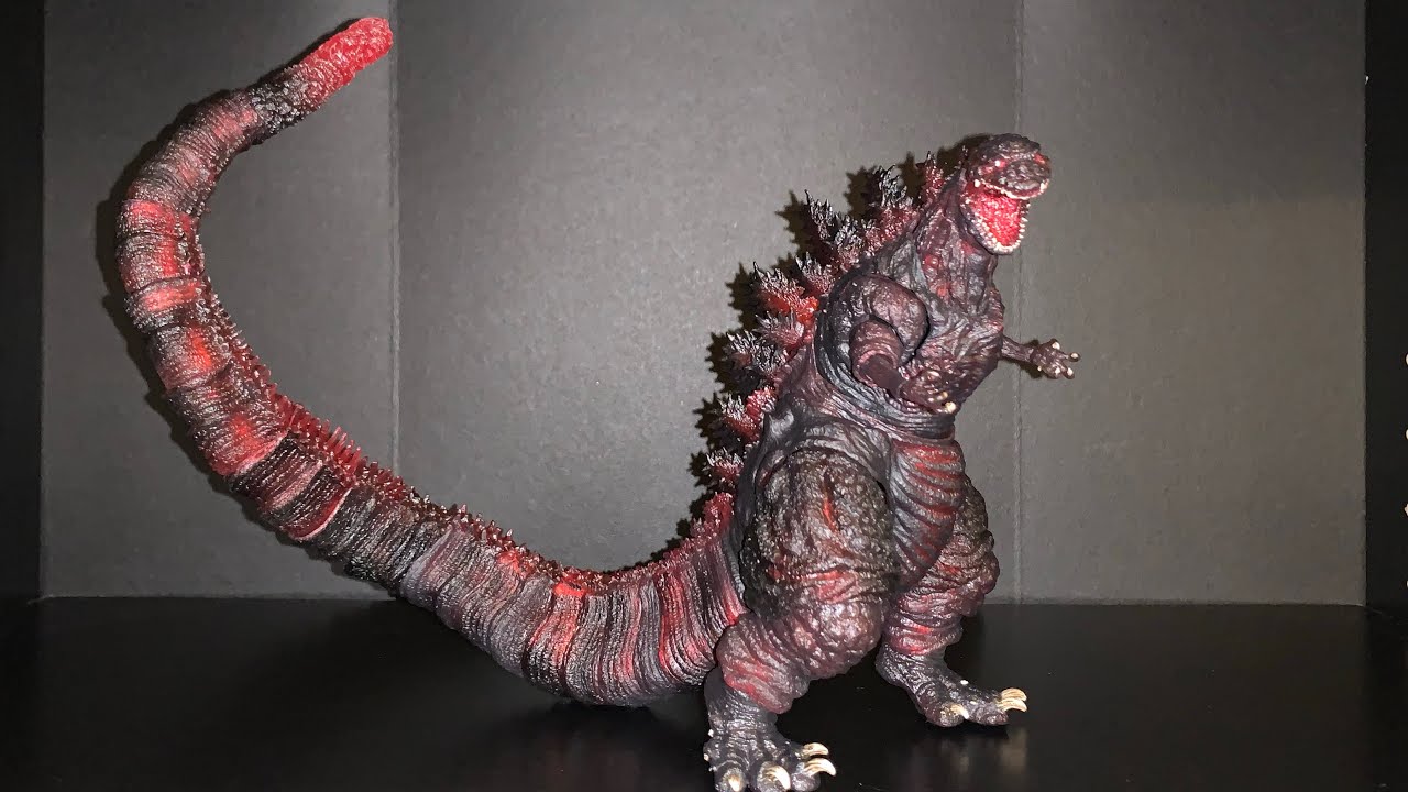 S.H. Monsterarts Shin Godzilla Night Combat Version Figure Unboxing and ...