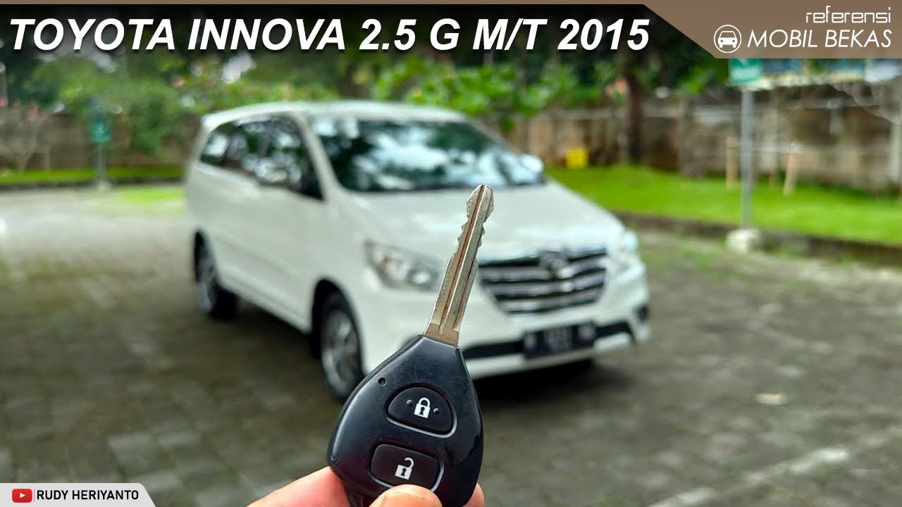 INNOVA BARONG DIESEL G MANUAL 2015, TANGAN PERTAMA KM 50rb - YouTube
