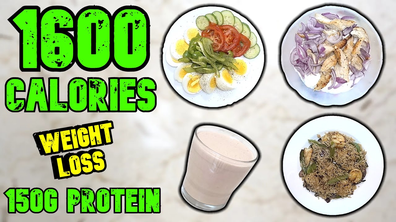 1600 Calorie Meal Plan For Weight Loss - YouTube