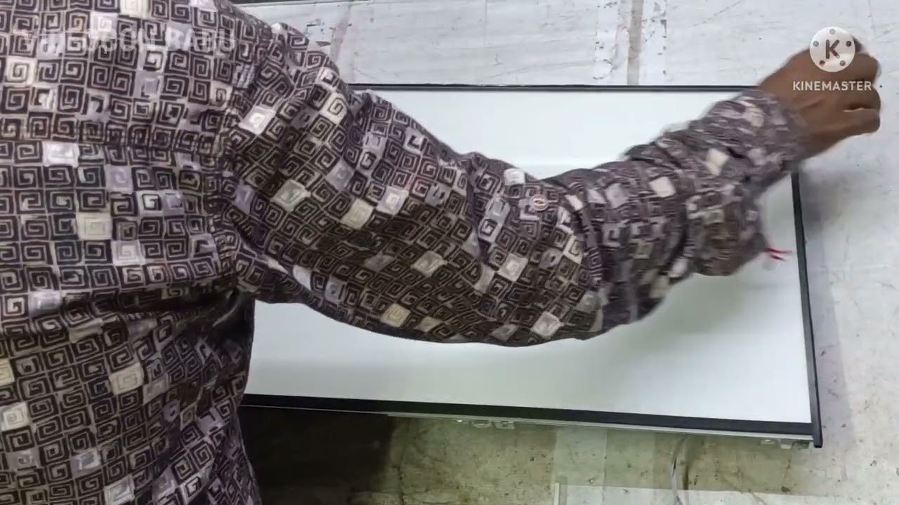 FRAME LESS LED TV PANEL REMOVE AND FIXING. - YouTube