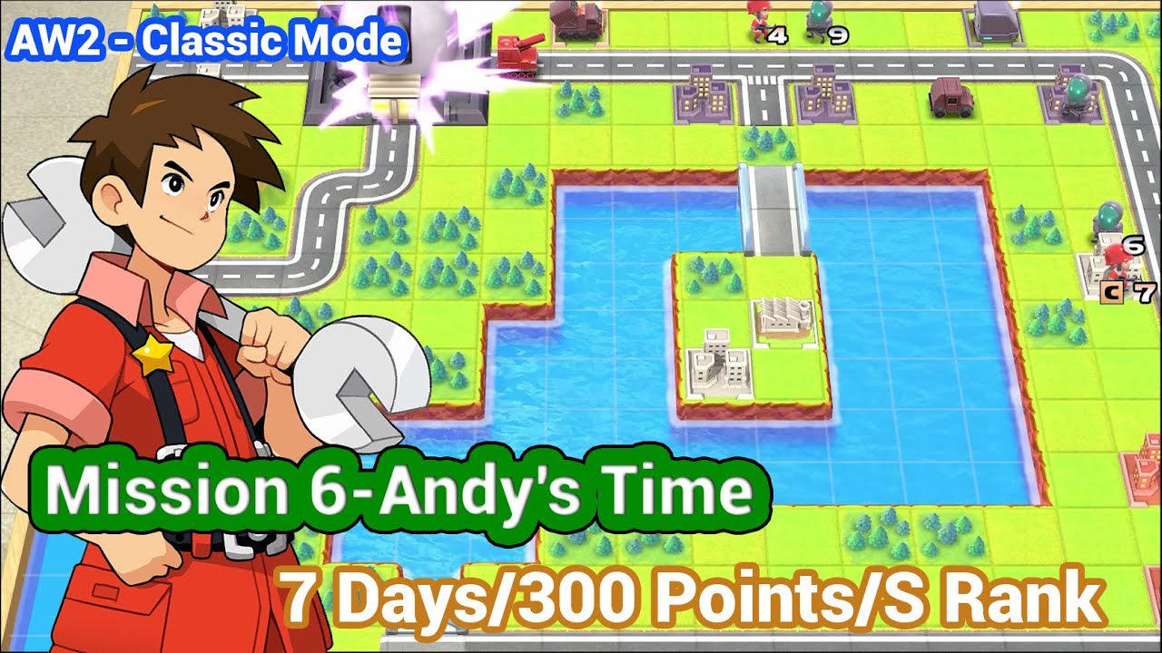 AW2 - Mission 6 Andy’s Time Andy - Classic Campaign | Advance War 1+2 ...