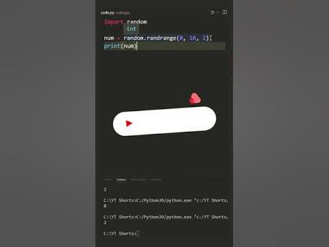 How To Generate Random Numbers In Python - Youtube