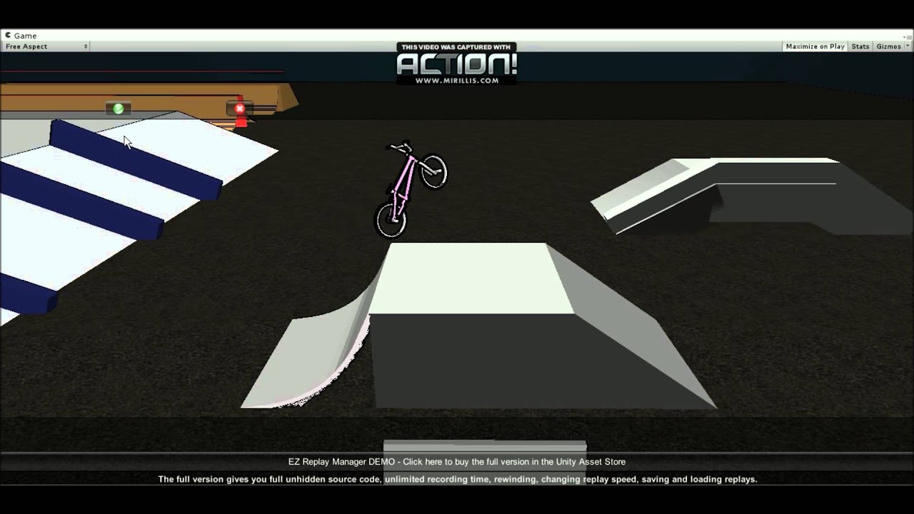 BMX Sim - work in progress 2 - YouTube